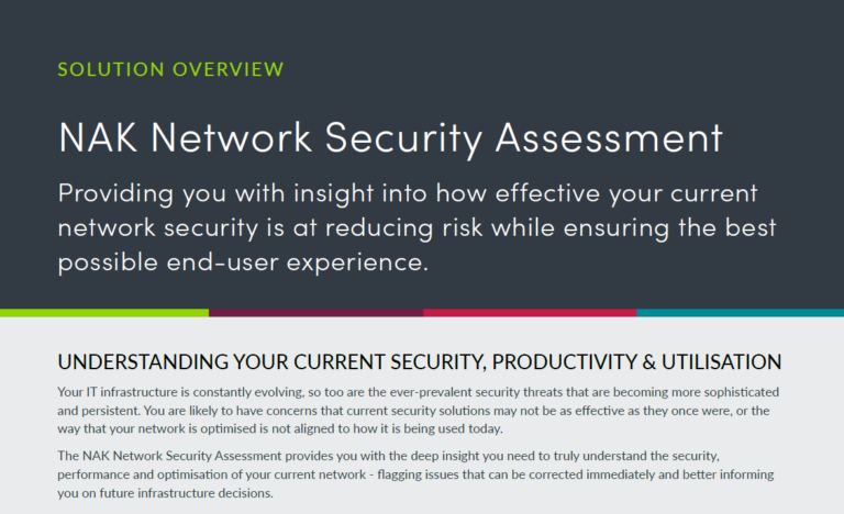 Nak Network Security Assessment Nak Consulting Services Limited